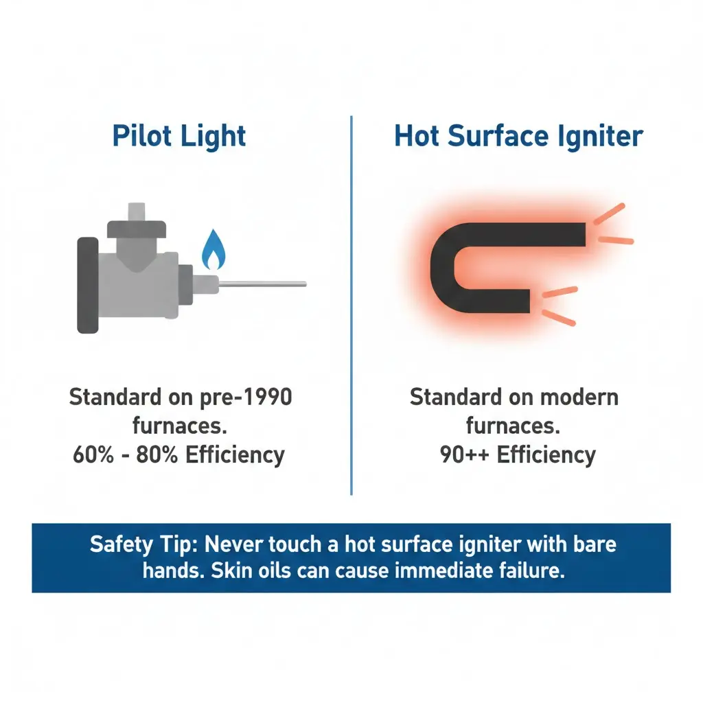 Pilot Light vs. Igniter Switch | Fix Furnace Ignition Issues